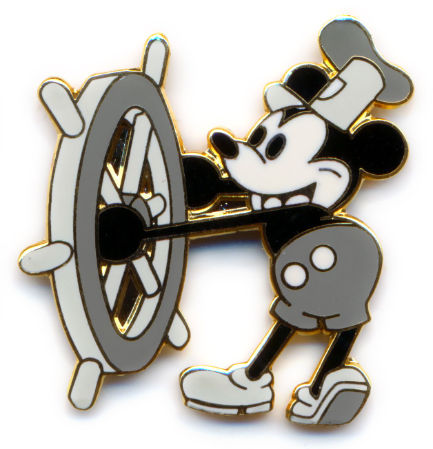 Mickey Through the Years (5 Pin Set) - Steamboat Willie | PIN 49824