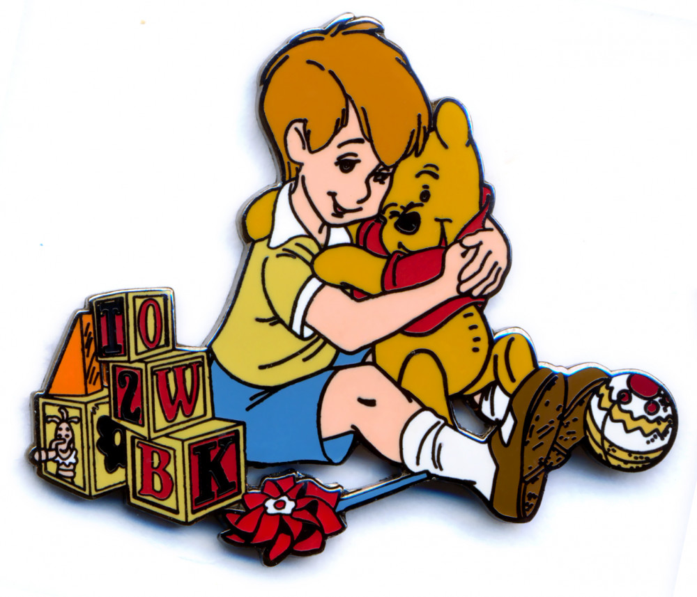 The Many Adventures of Winnie the Pooh - Christopher Robin Hugging Pooh ...