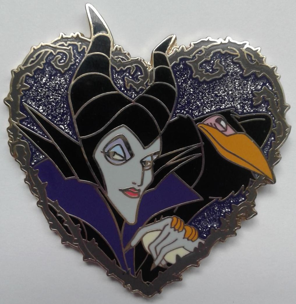 Disney Villains Heart Collection - Maleficent & Raven | PIN 33070