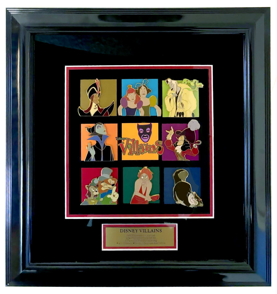 A Family Pin Gathering 2004 - Extra-Large Frame Set - Disney Villains | PIN 5121