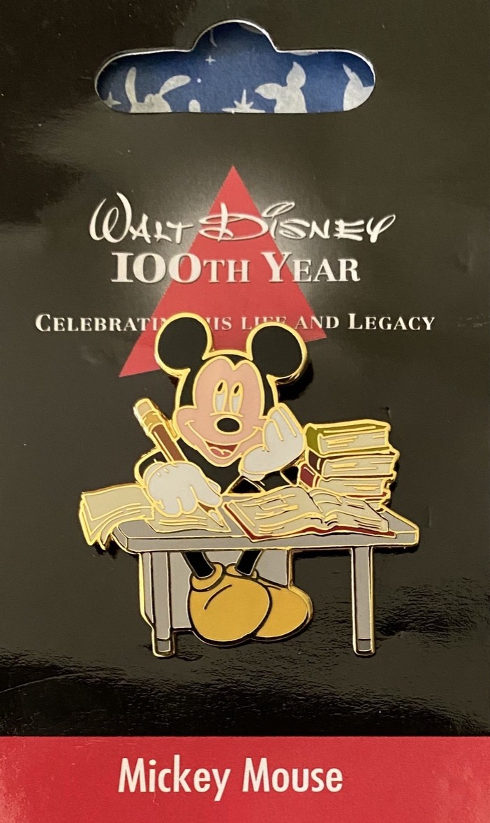 Walt Disney 100th Year - Mickey Mouse - #6 - Mickey Mouse Studying and ...