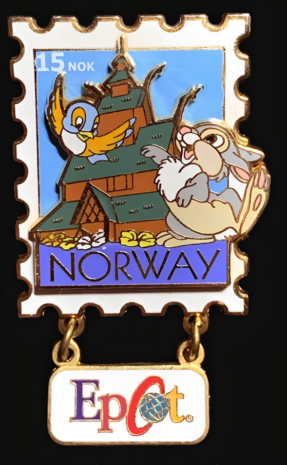 EPCOT Stamp Series - Thumper - Norway | PIN 53224