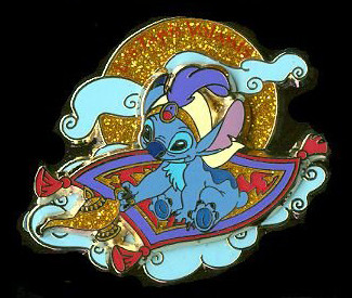 Walt Disney Studios Stitch Invasion Series - Stitch on magic carpet ...