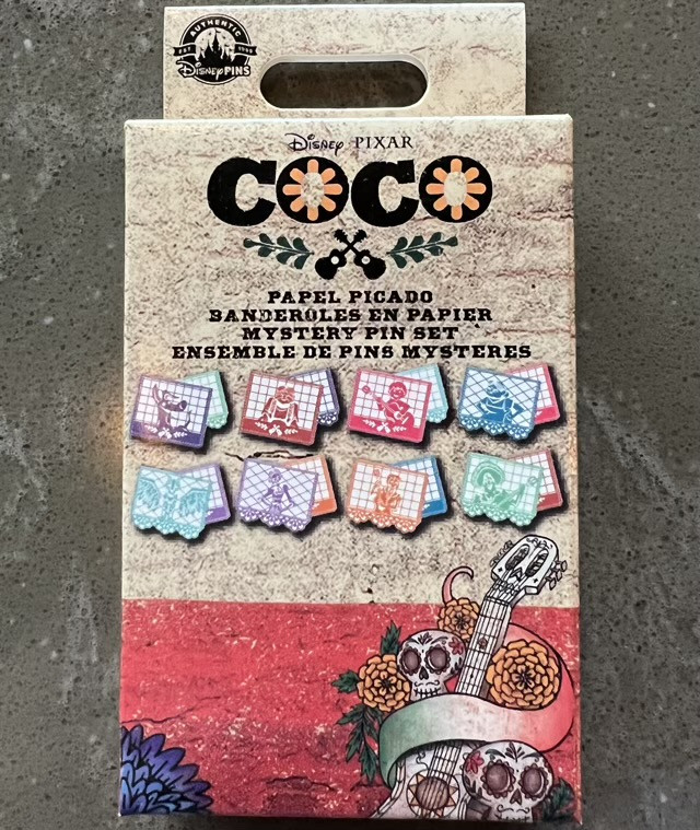Coco Papel Picado Mystery Pin Set Disney Trading Pin Series | Pin & Pop