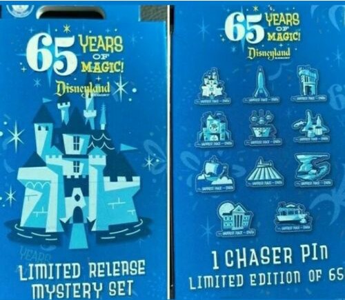 65 Years of Magic! Disneyland Blue Tones Mystery Collection - Unopened ...