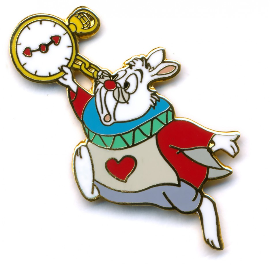 Alice in Wonderland - White Rabbit Running with his Pocket Watch | PIN ...