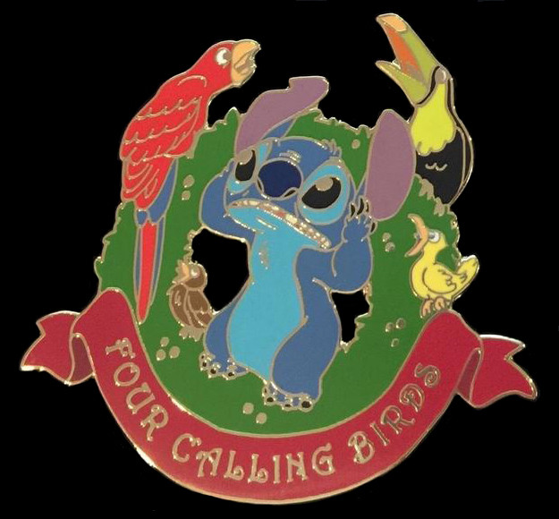 Stitch 12 Days of Christmas - Four Calling Birds | PIN 54706