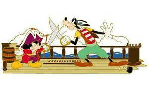 Pirate Series - Mickey and Goofy | PIN 54810