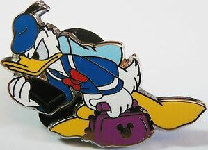 WDW Hidden Mickey Series 2013 Wave B: Disney's Pin Traders Icons Collection - Donald Duck with ...