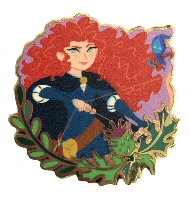 Princess with Flower Set #2 - Merida Only | PIN 37382