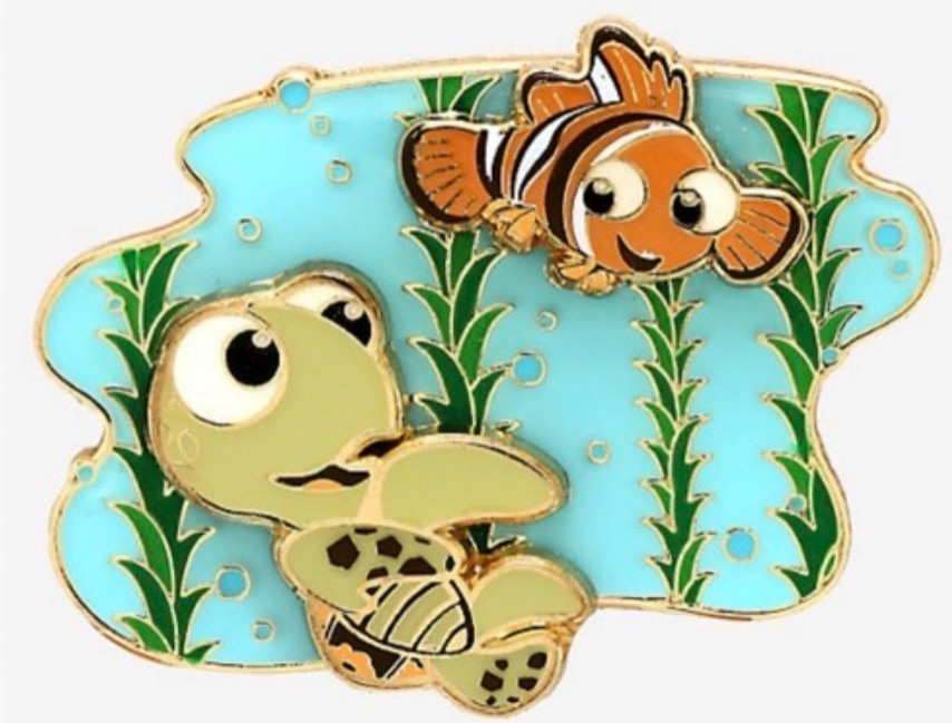 Finding Nemo Squirt And Nemo Pin 37770