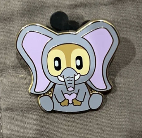 Zootopia Adorbs Mystery Pin Collection - Finnick in elephant costume ...