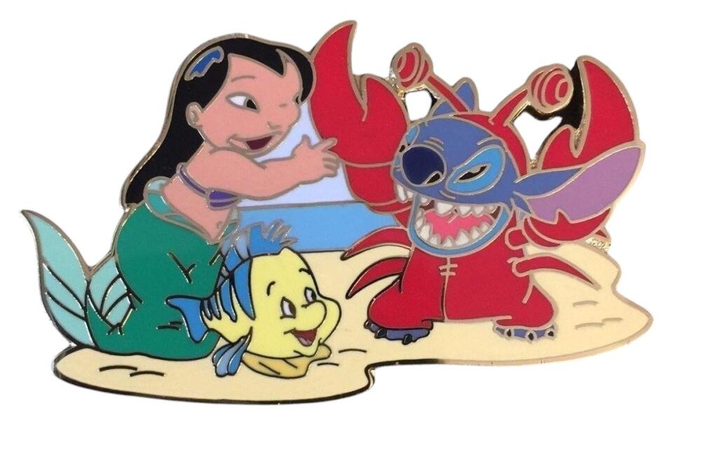 Lilo & Stitch Halloween Costumes - Lilo & Stitch as Ariel and Sebastian ...