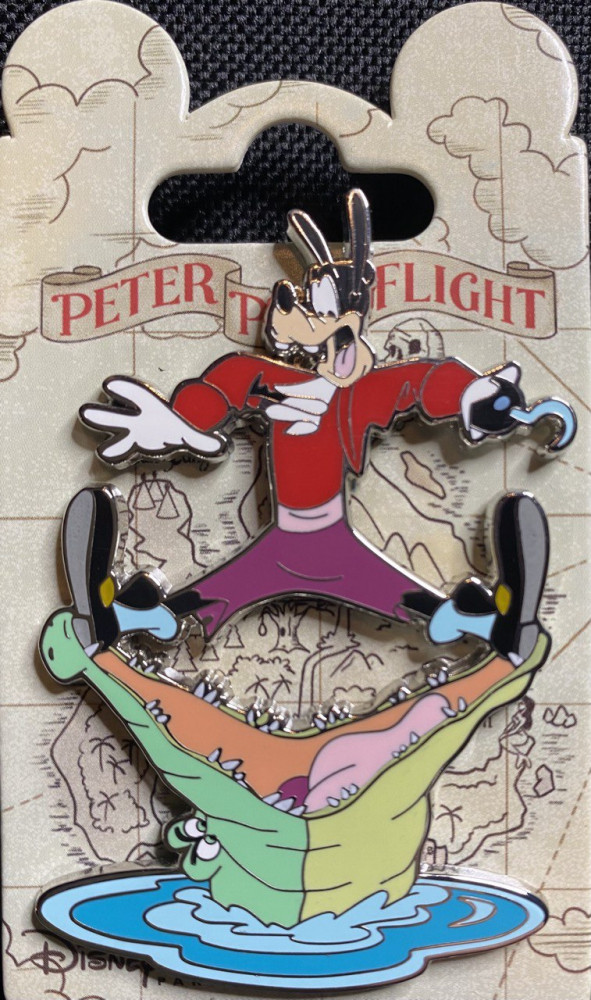 Peter Pan's Flight - Goofy / Tick Tock. Captain Hook. Croc | PIN 57365