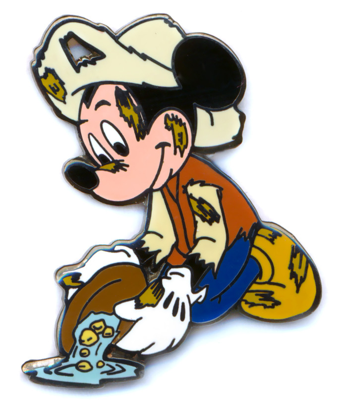 Mickey Mouse Prospector - Panning for Gold | PIN 57447