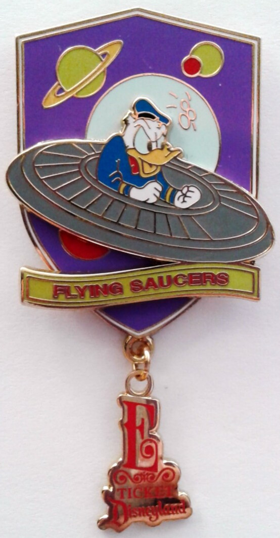 DLR Annual Passholder E-Ticket Attractions Dangle Series - Donald Duck ...