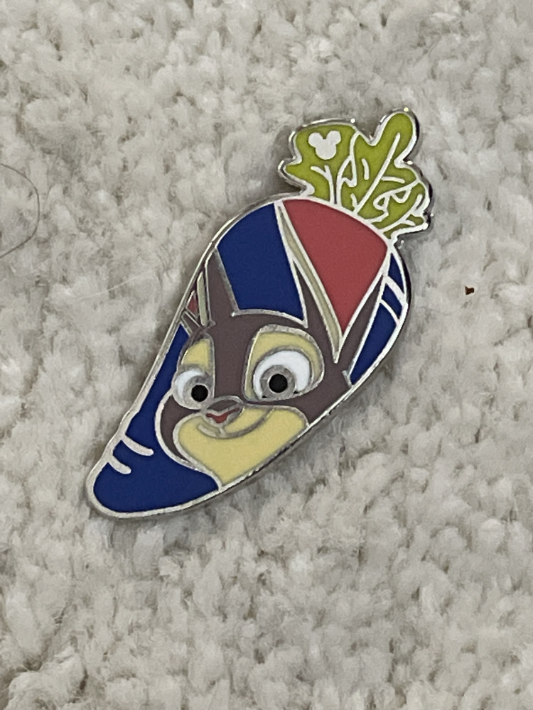 HKDL 2018 Hidden Mickey - Carrots - Blue Carrot - Judy Hopps | PIN 58175