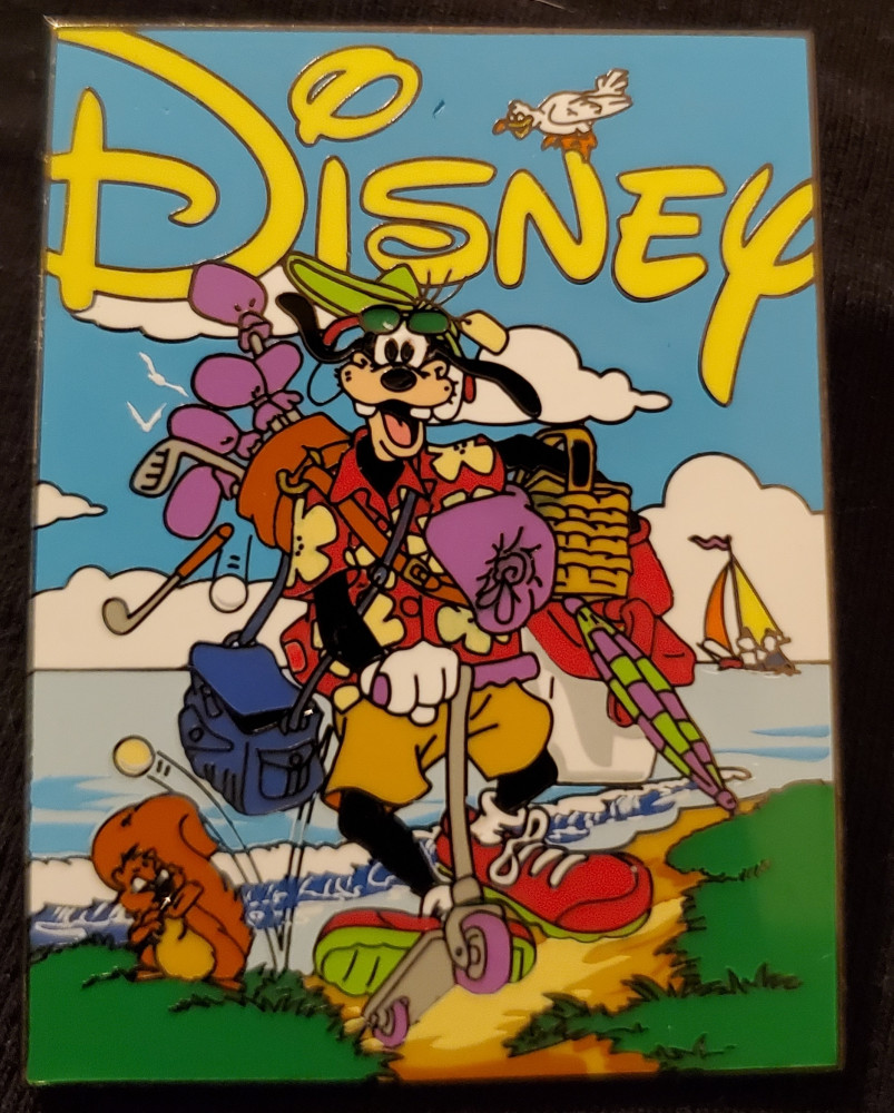 Disney Catalog Cover - Goofy at the Beach | PIN 58456