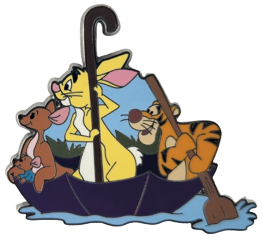 Winnie the Pooh - Christopher Robin & Friends Rainy Day Pin Set - Kanga ...