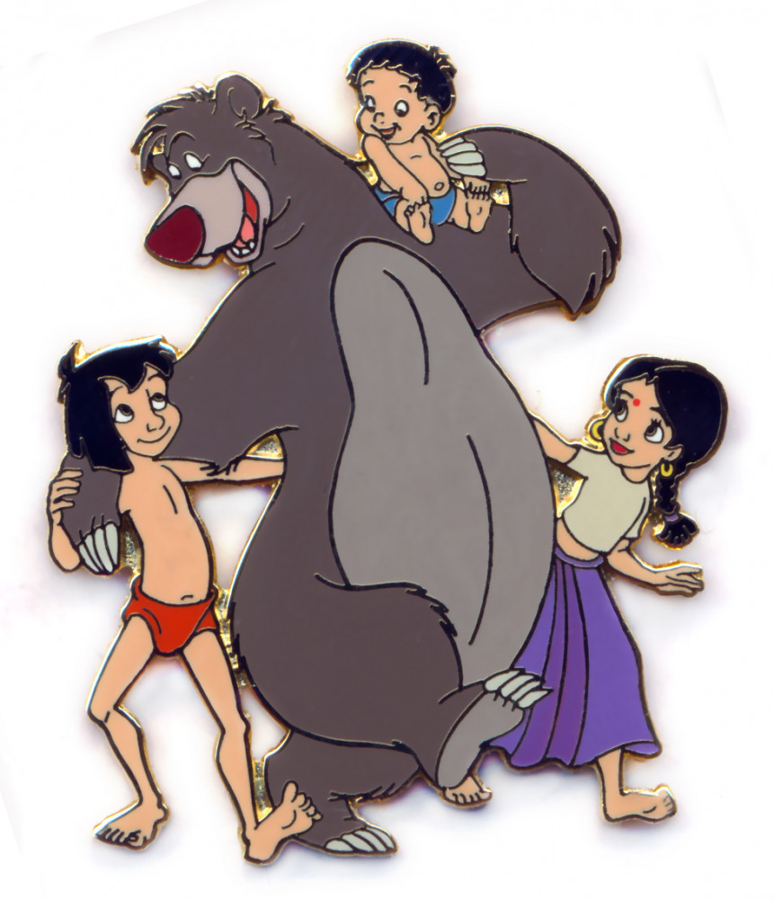 The Jungle Book 2 - Baloo, Mowgli, Shanti and Ranjan | PIN 58619