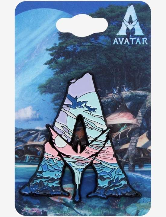 Avatar - The Way of Water - BoxLunch - Avatar Water Logo | PIN 58748