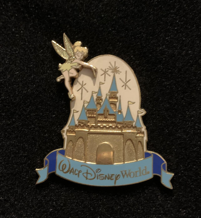 Cinderella Castle - Tinker Bell Spreading Pixie Dust Over Cinderella's Castle Slider | PIN 40322