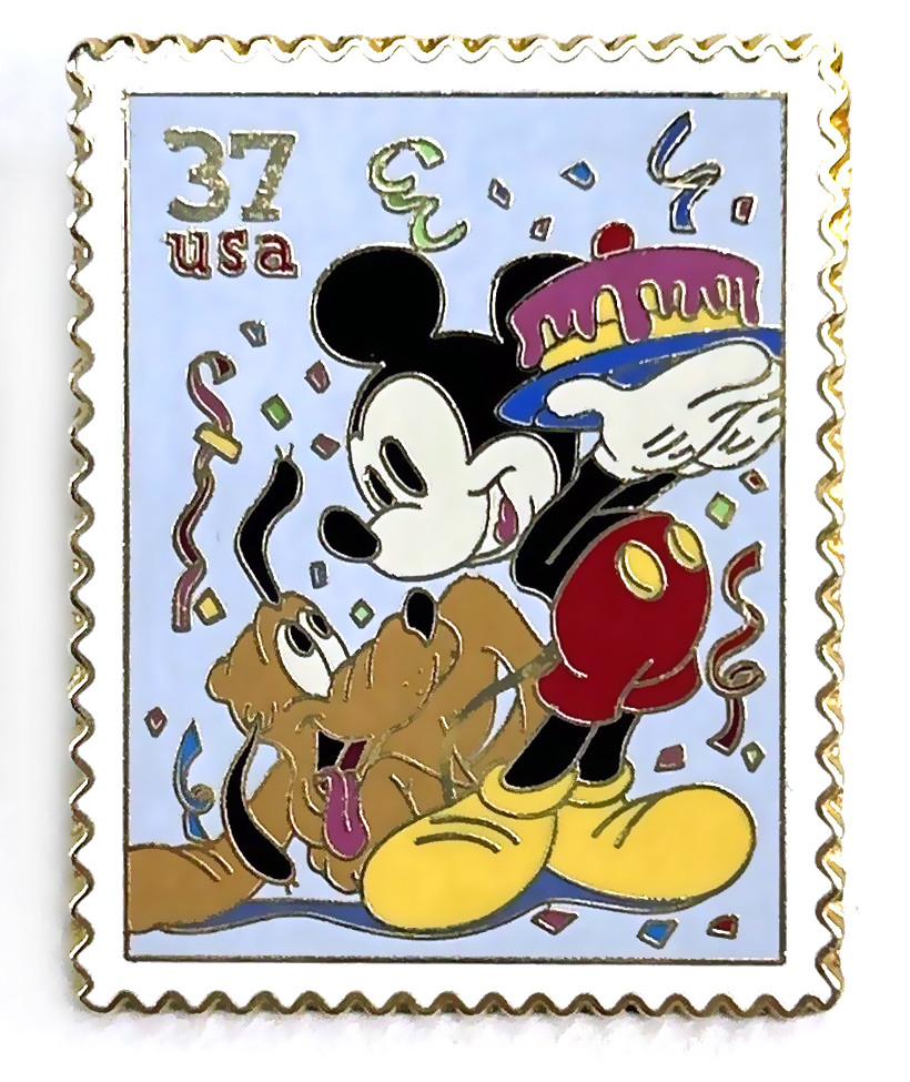 Postage Stamp Series - Mickey and Pluto | PIN 59117