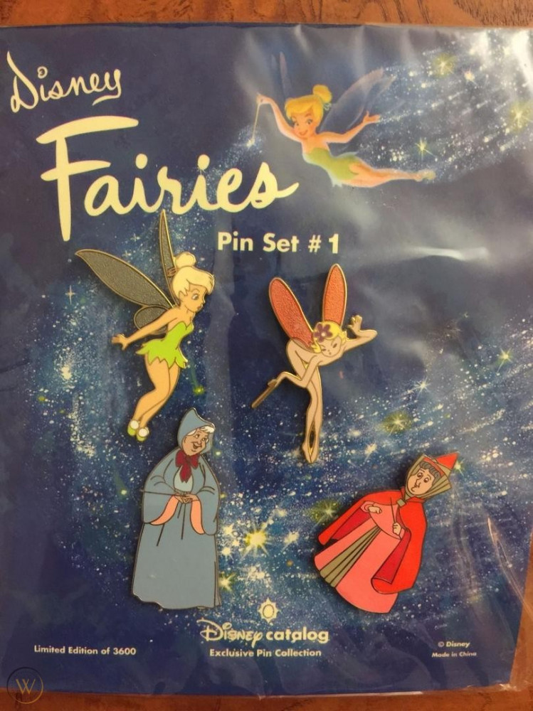 Disney Catalog Carded Sets - Disney Fairies - Pin Set 1 — Full Set ...