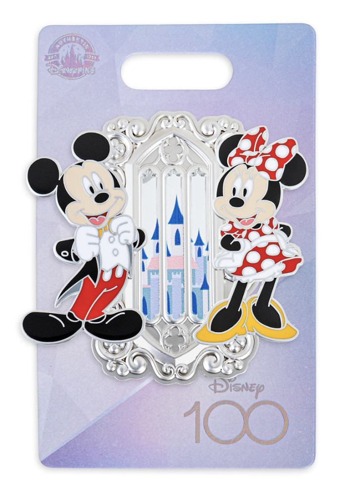 Disney 100 - Build a Pin - Mickey & Minnie Castle Pin Set | PIN 59273