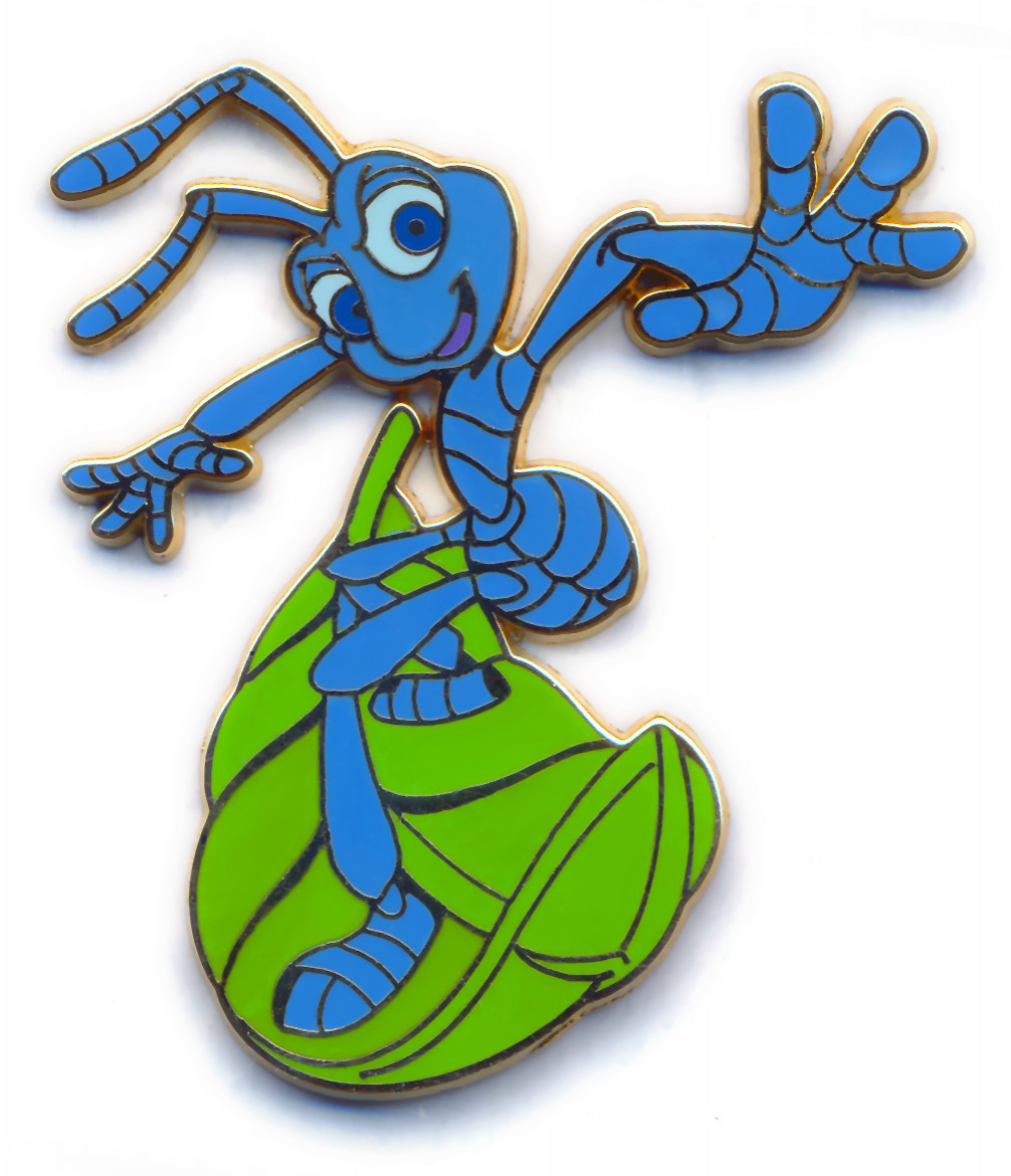 A Bug's Life Core Pins - Flik Surfing on a Green Leaf | PIN 41421