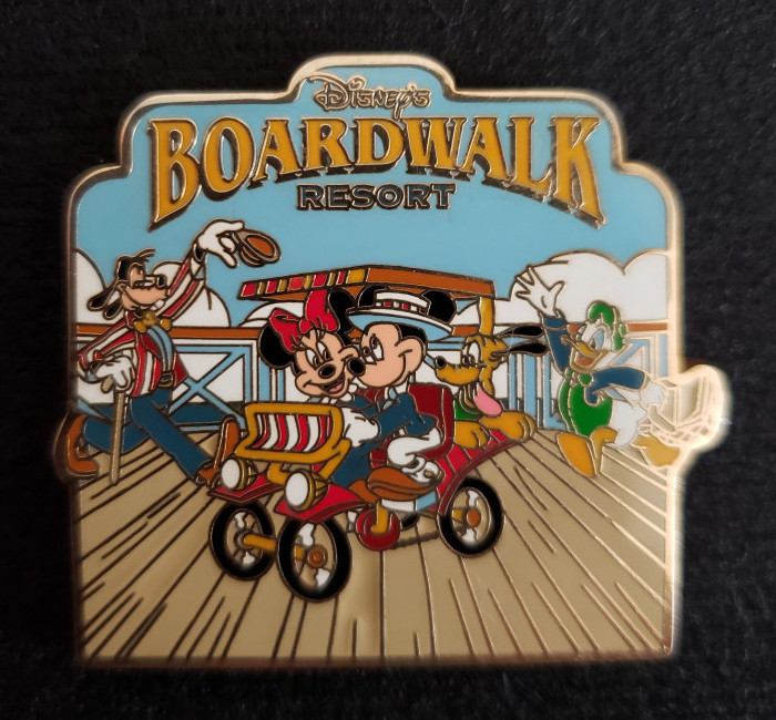 Disney's Boardwalk Resort - Mickey, Minnie, and Pluto Riding Surrey | PIN 60529