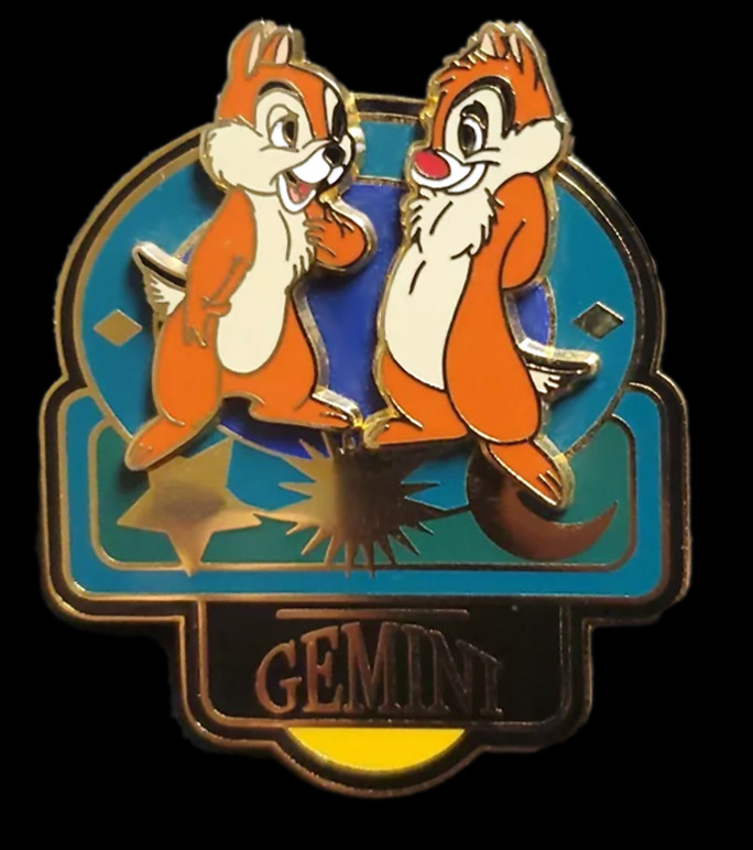Signs of the Zodiac Series - Chip & Dale (Gemini) | PIN 61127