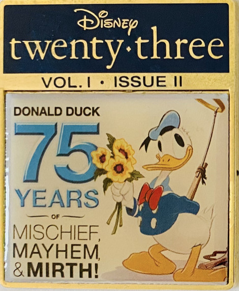 D23 Magazine Covers - Donald Duck 75th Anniversary Cover (Vol I ...