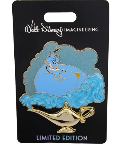 Aladdin 30th Anniversary - Magic Lamp Pin - Genie | PIN 61327