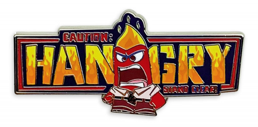 Inside Out Emotional Messages - Caution Hangry - Stand Clear | PIN 43864