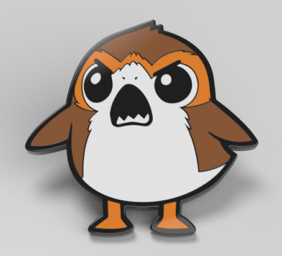 TeeTurtle: Star Wars - Cuties: Porg | PIN 62238