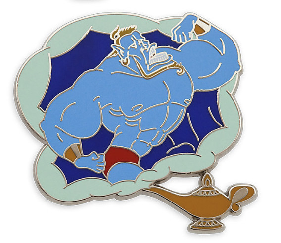 Aladdin 30th Anniversary Mystery Pin Set - Body Builder Genie | PIN 62384