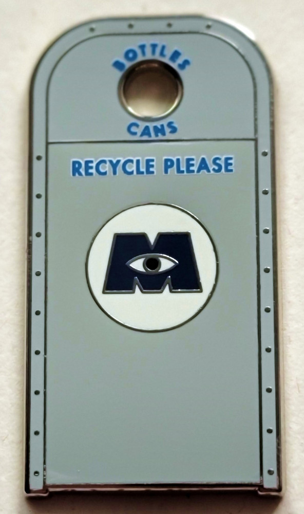 Disneyland Recycling Bins Collection - DCA - Monsters Inc | PIN 62554
