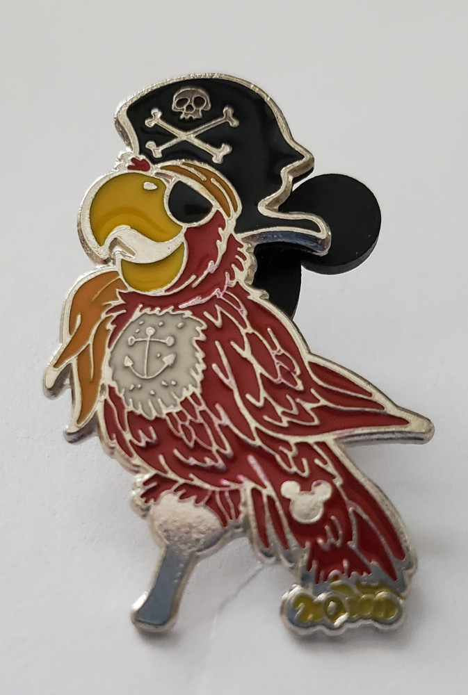 SDR Hidden Mickey Series 2017: Pirate Parrots - Red Pegleg Parrot | PIN ...