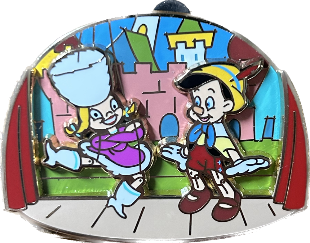 Pinocchio - Pinocchio and Russian Puppet Girl on Stage | PIN 63267