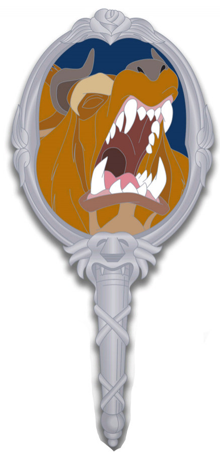 Beauty and the Beast 30th Anniversary - Enchanted Mirror Angry Beast ...