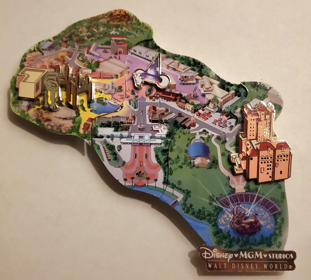 Cast Member Atlas - #12 - MGM Studios Map - Full Set | PIN 63840