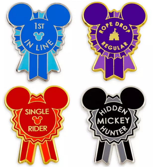 Disney Flair Series - Mickey Mouse Icon Ribbon Flair Set | PIN 46488