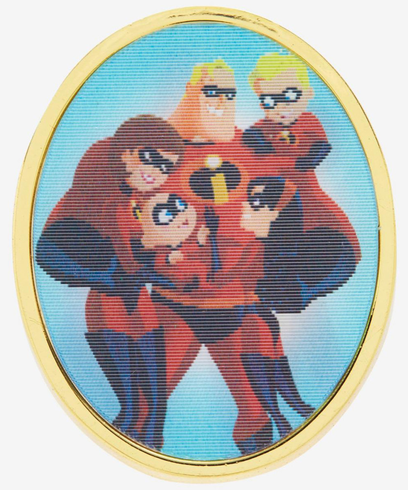 BoxLunch - Pixar - Incredible Family Lenticular Portrait | PIN 64259