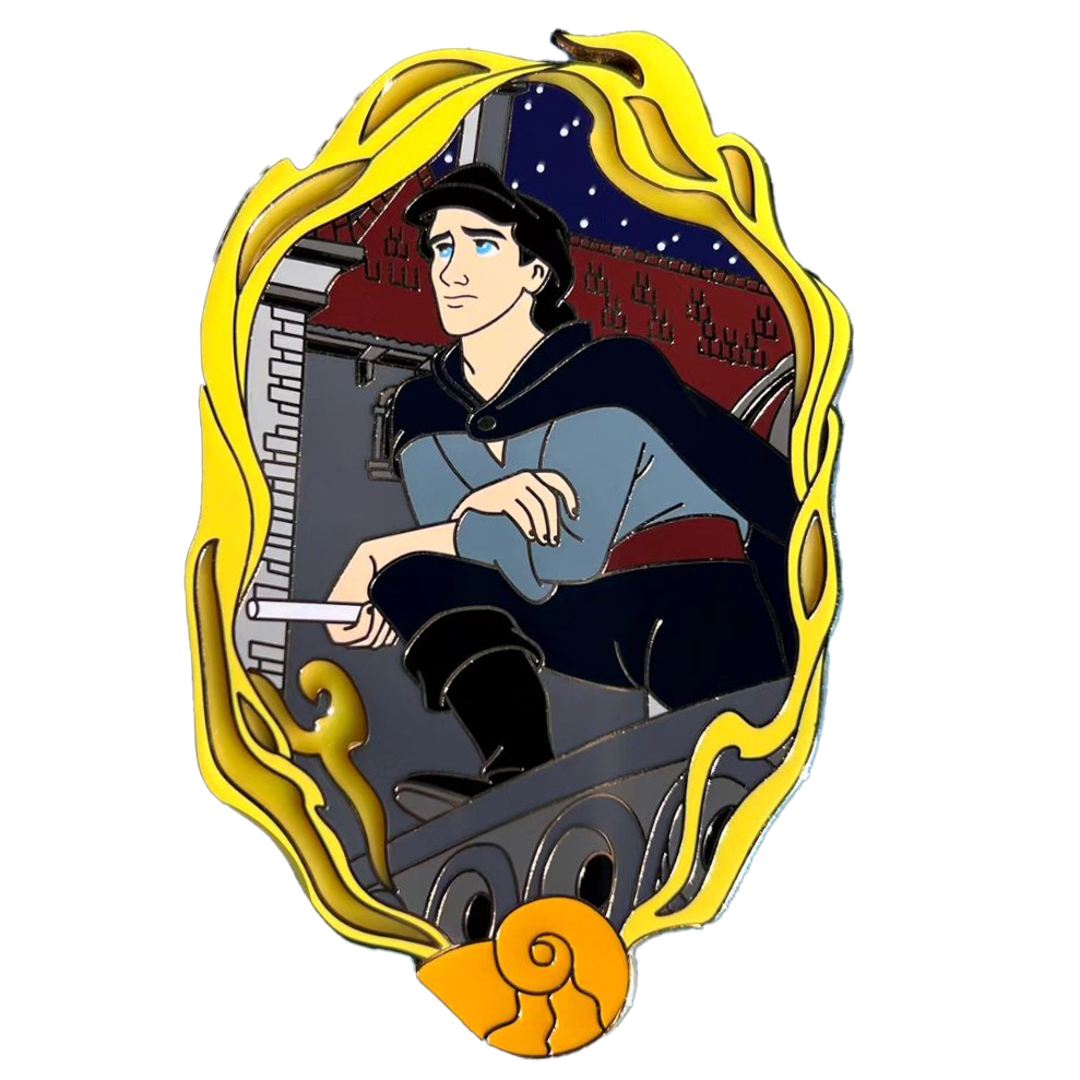 Fantasy Pin Series - Mirror: Prince Eric staring at ocean | PIN 64298