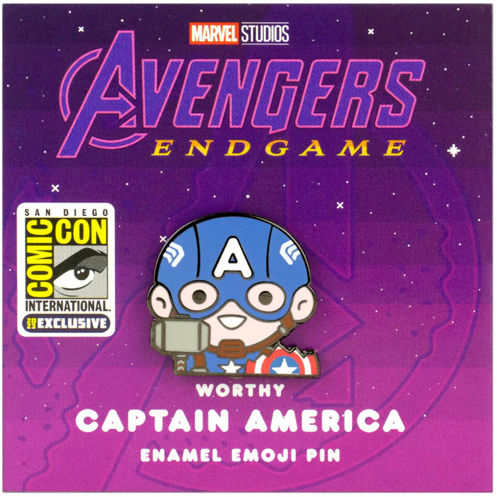 Marvel Studios x 100% Soft - Worthy Captain America | PIN 64448