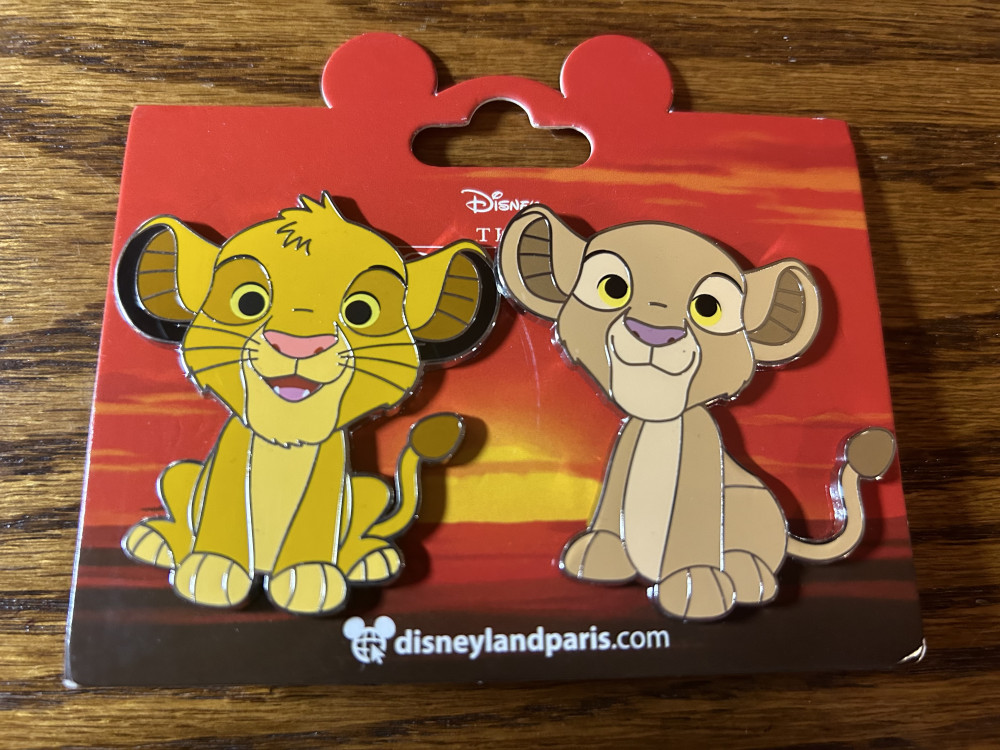 The Lion King - Simba and Nala as cubs 2-pin set | PIN 64847