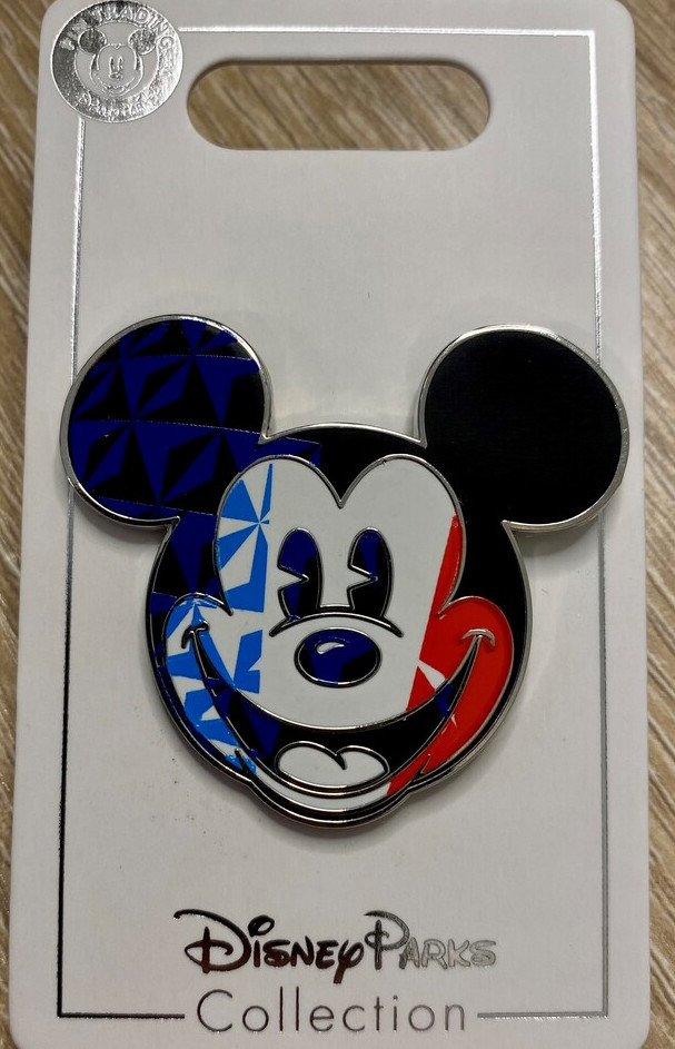 World Showcase Mickey Flag - Mickey Mouse Icon - France | PIN 47761