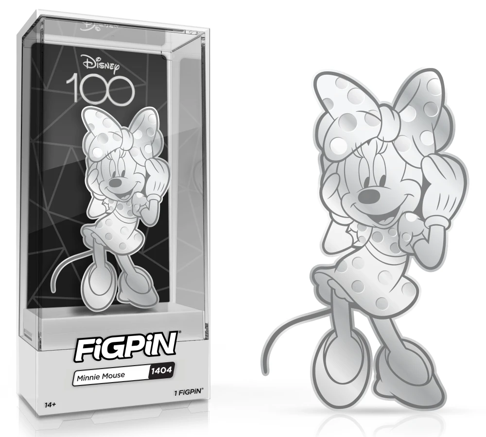 FiGPin - Disney D100 - Silver Minnie Mouse #1404 | PIN 65643