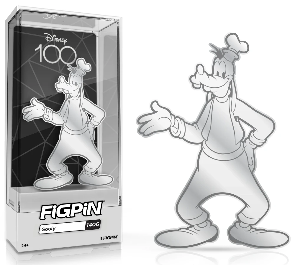 FiGPin - Disney D100 - Silver Goofy #1406 | PIN 65645